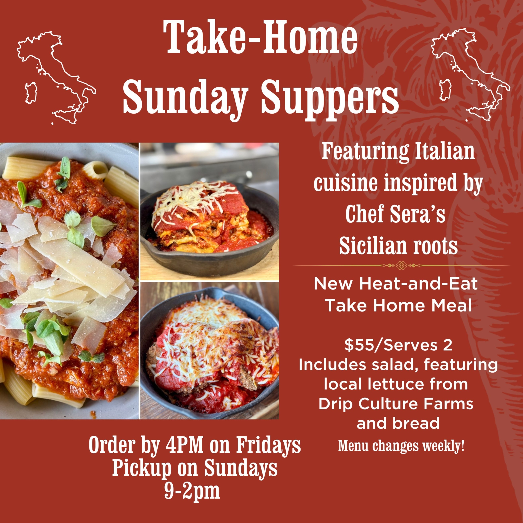 Sunday Suppers - Cafe Root Cellar